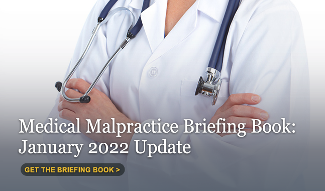 Briefing Book: Medical Malpractice By the Numbers | centerjd.org